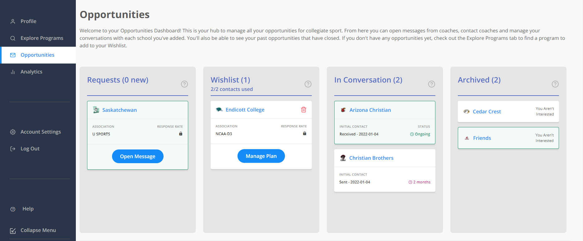 How to Use Streamline Athletes for Collegiate Track & Field Recruitment
